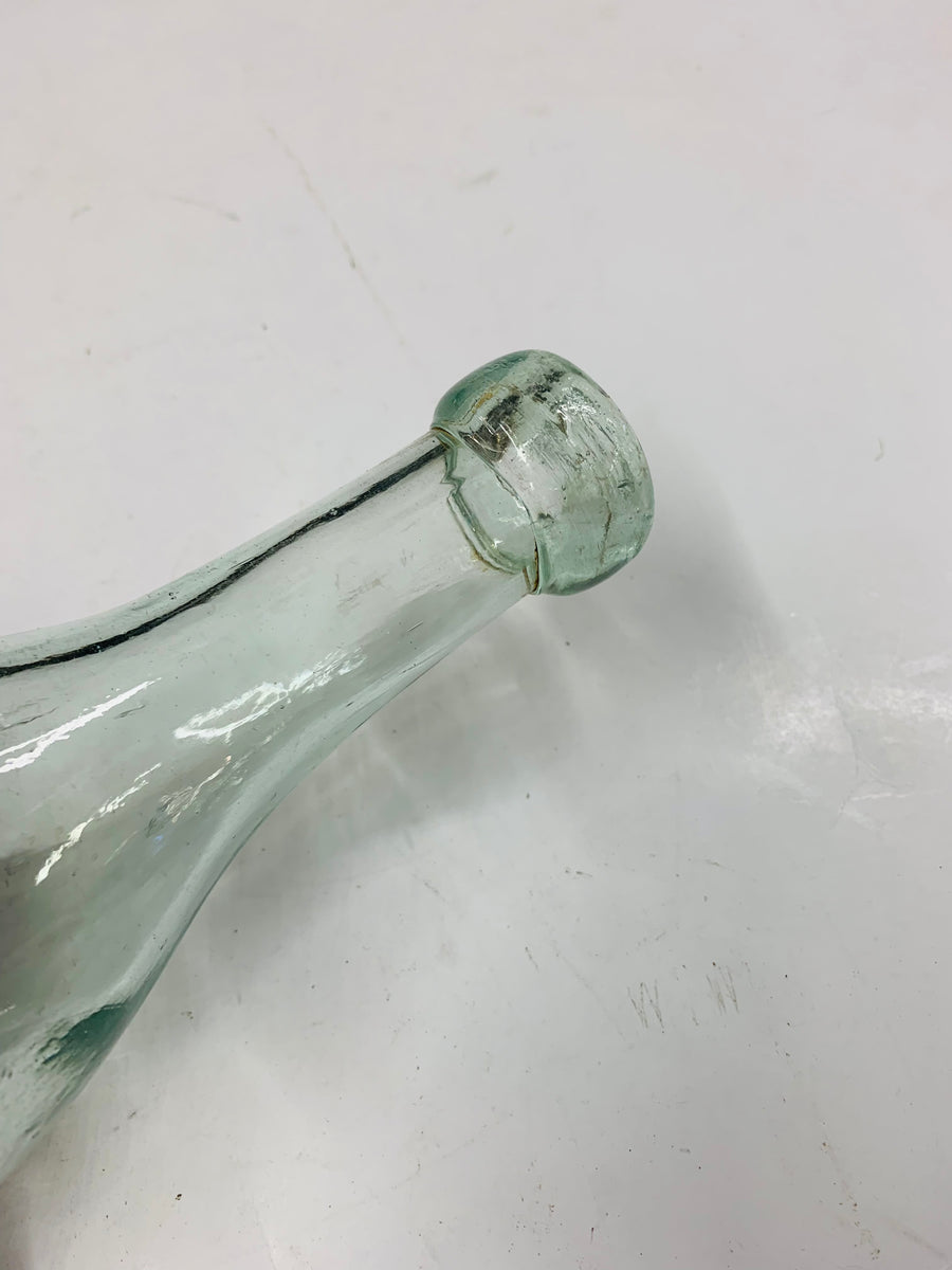 Antique glass torpedo bottle – Antique Alley