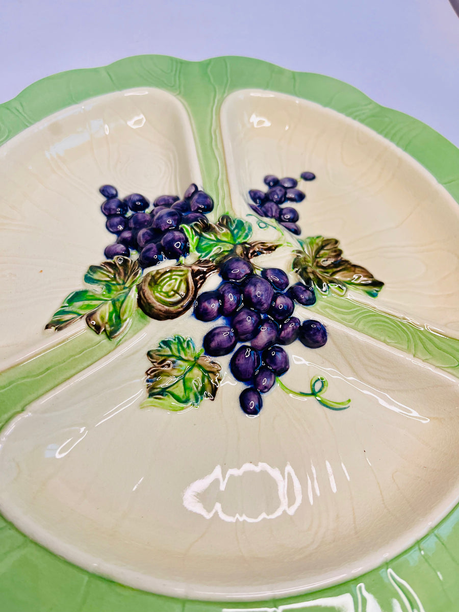 Carlton Ware 'Grape' Hors d'Oeuvres Dish c1950 Segmented Dish – Antique ...