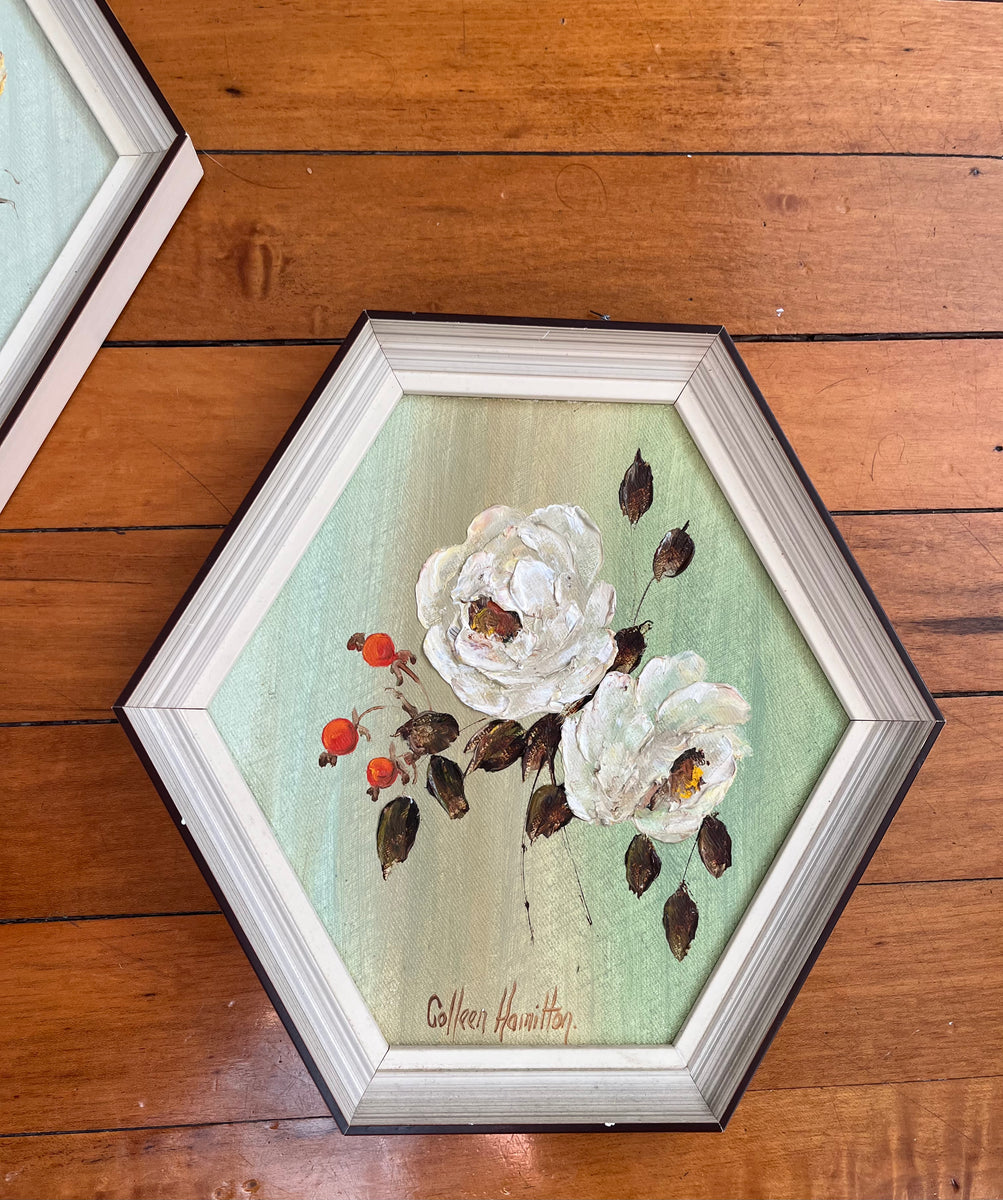 Pair of Hexagonal Colleen Hamilton Originals – Antique Alley